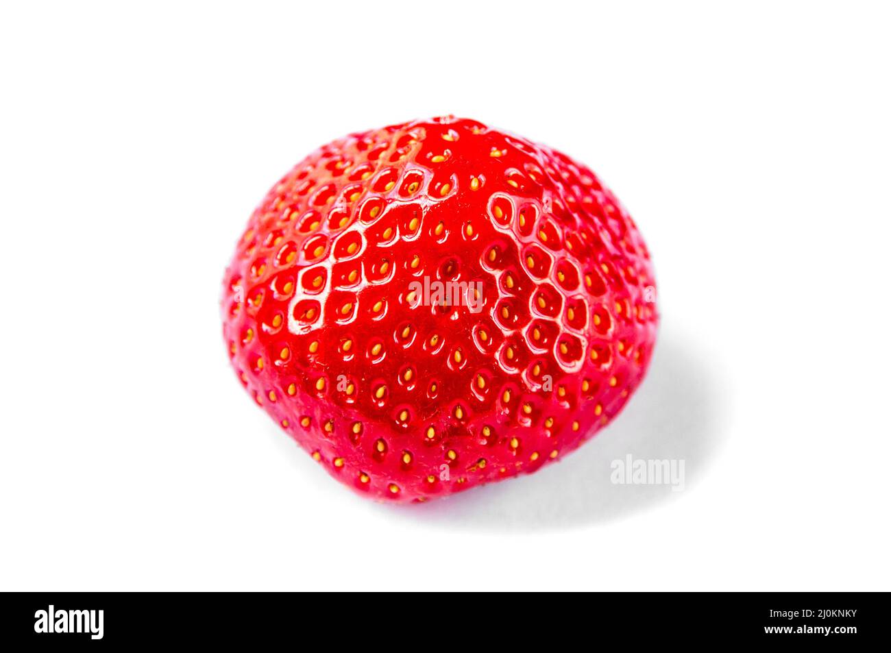 Strawberry isolated on white background Stock Photo - Alamy