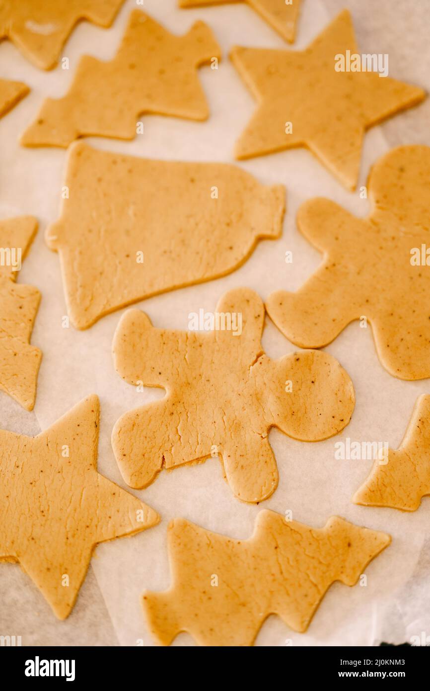 Gingerbread making process in hi-res stock photography and images - Alamy