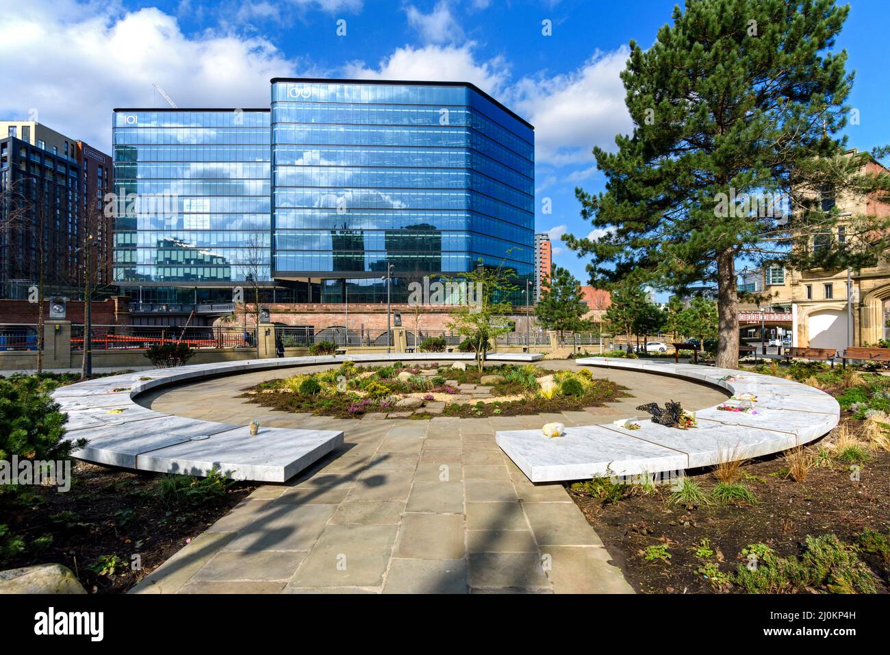 The Glade of Light Memorial Garden, Manchester, England, UK ...