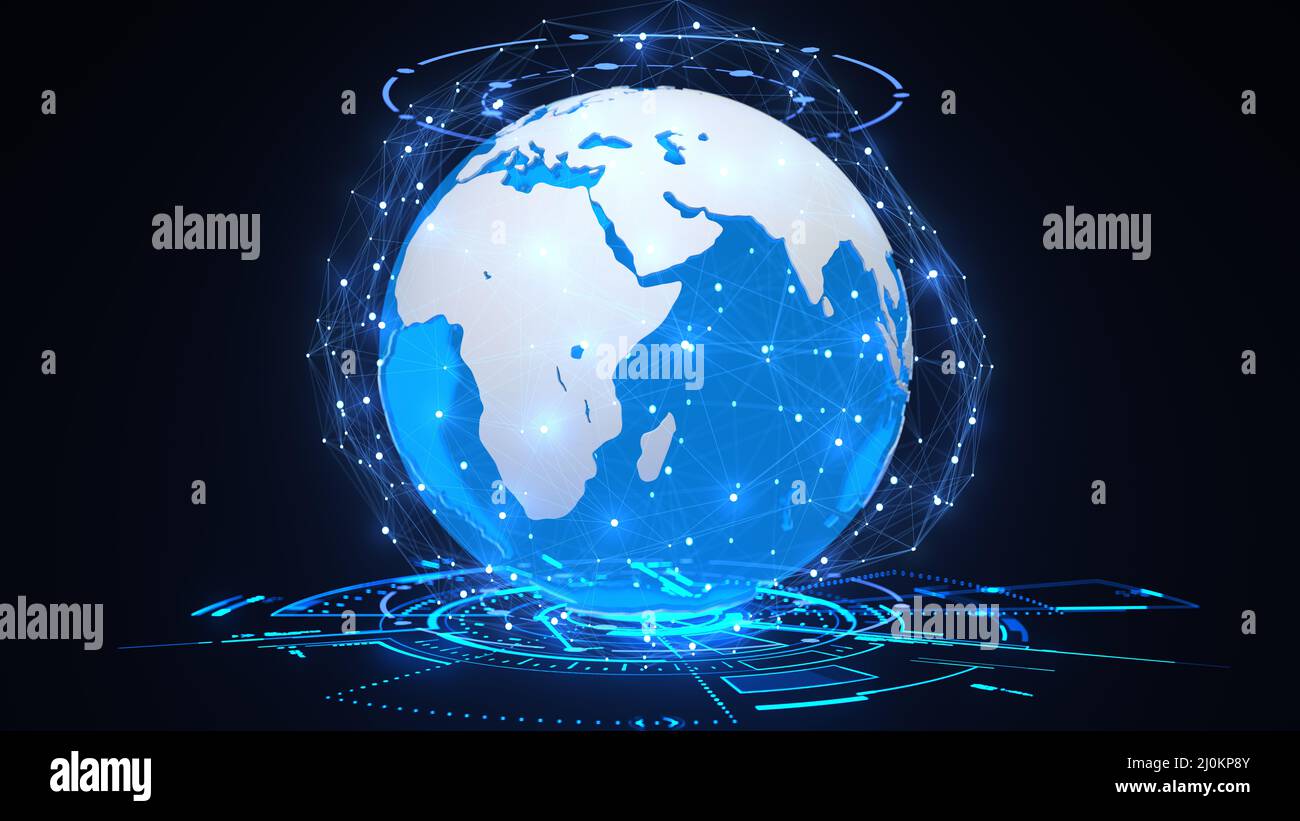 Middle east big data network hi-res stock photography and images - Alamy