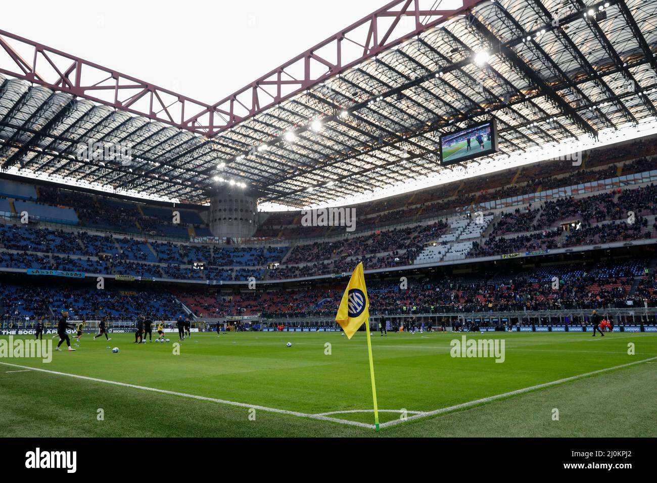 San Siro stadium, Milan, Italy, March 19, 2022, A general view of the ...