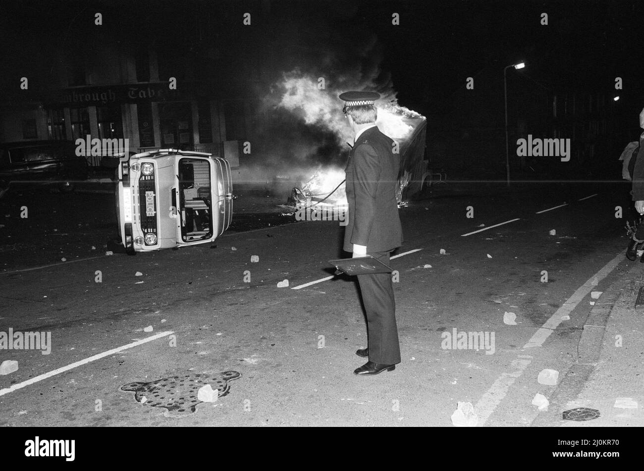 Uk riots 1981 hi-res stock photography and images - Alamy