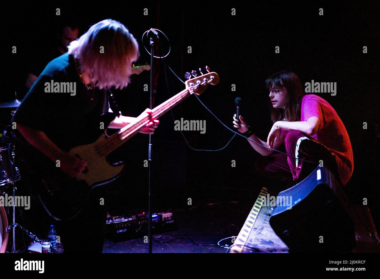 Edinburgh, Scotland. Sat 19 March 2022. Brighton post-punk band DITZ ...