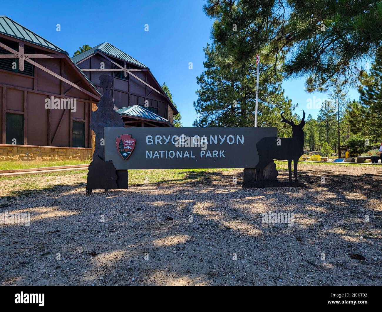Bryce canyon national park sign hi-res stock photography and images - Alamy