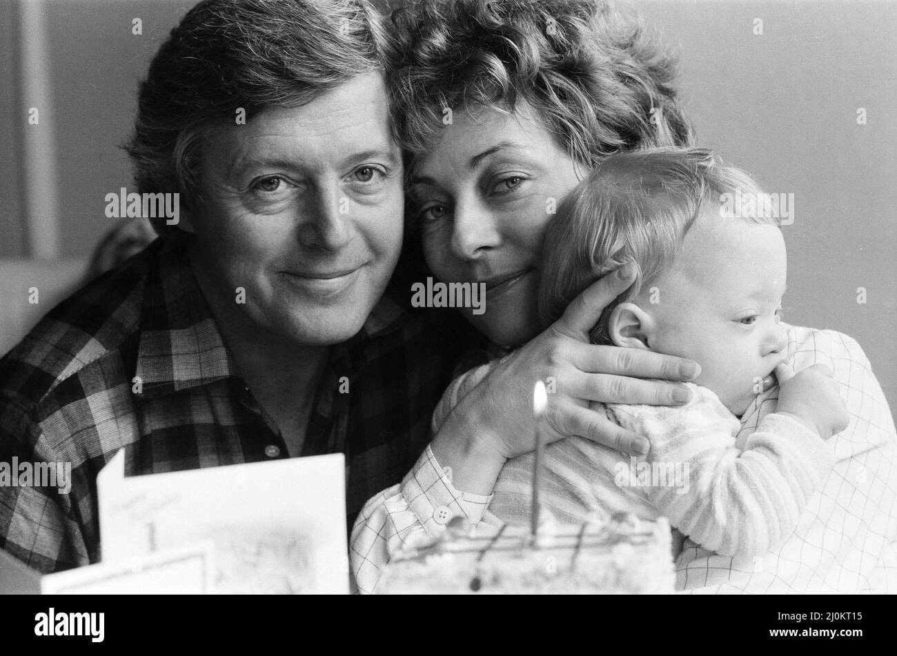 Michael Aspel and his wife Lizzie Power celebrate their son's 1st ...