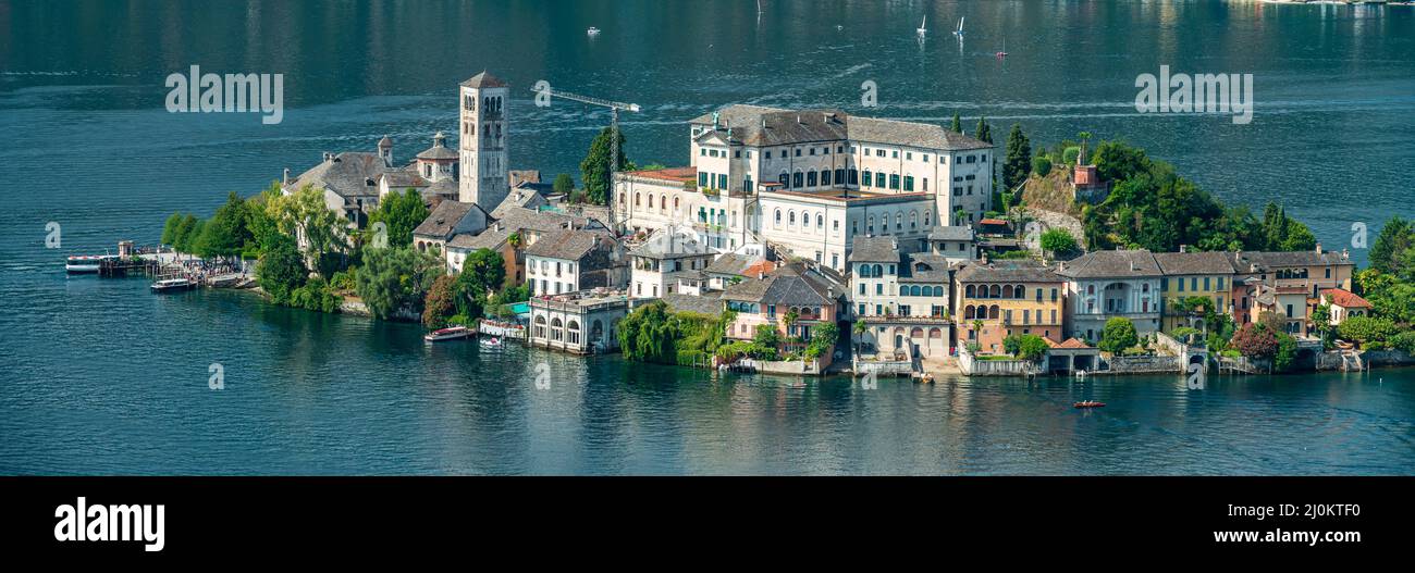 San Giulio Island Stock Photo - Alamy