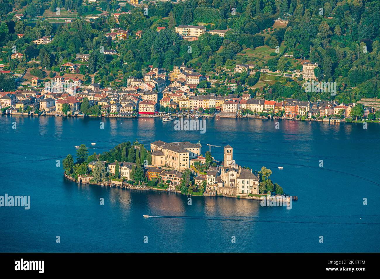 San Giulio Island Stock Photo - Alamy