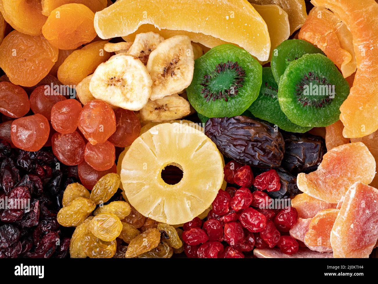 Dried fruits background Stock Photo - Alamy