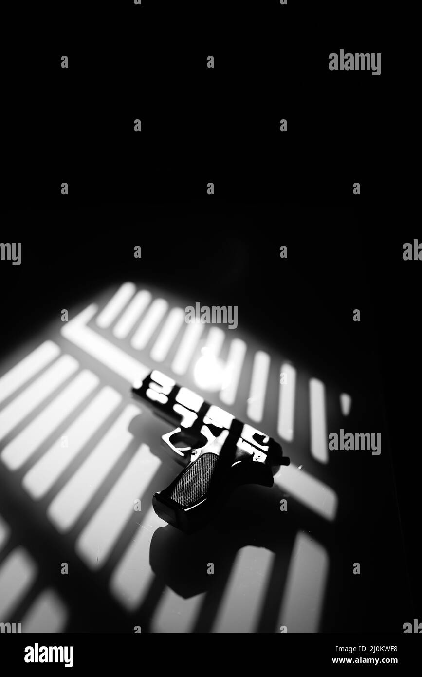 Thriller film detective Black and White Stock Photos & Images - Alamy