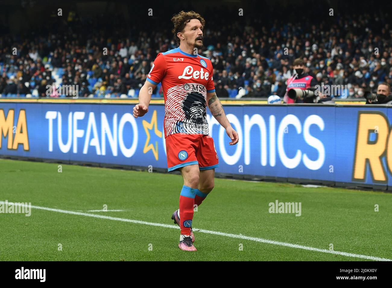 Mario Rui of SSC Napoli during the Serie A match between SSC Napoli and ...