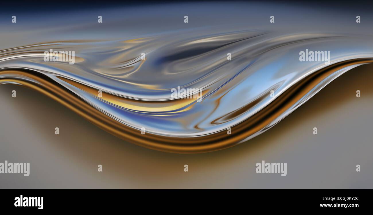 Full Screen Chrome Wave Stock Photo - Alamy