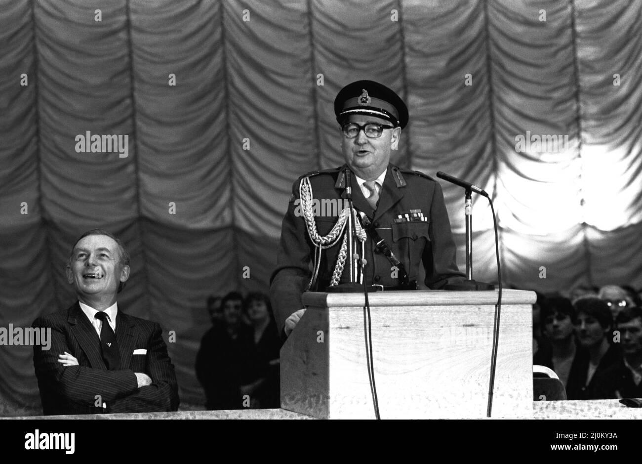 Britain's Chief of the Defence Staff, Field Marshal Sir Edwin Bramall ...