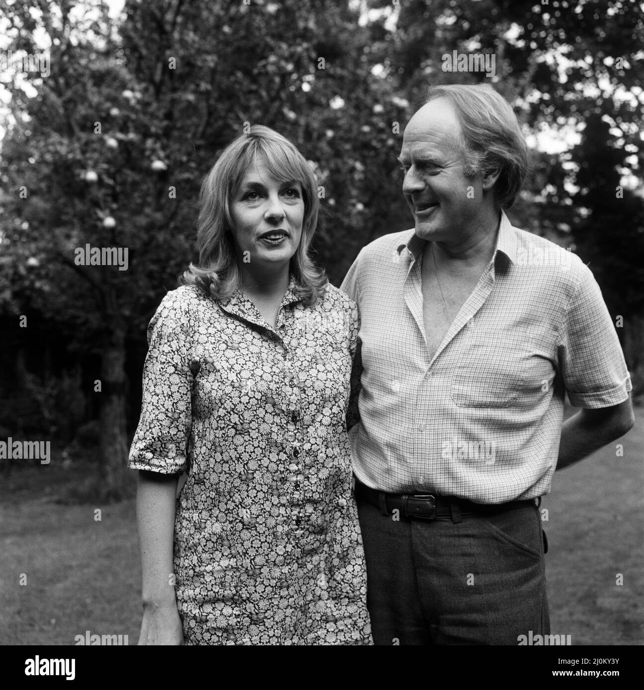 Desmond Wilcox and Esther Rantzen pictured at home. 9th August 1980 ...
