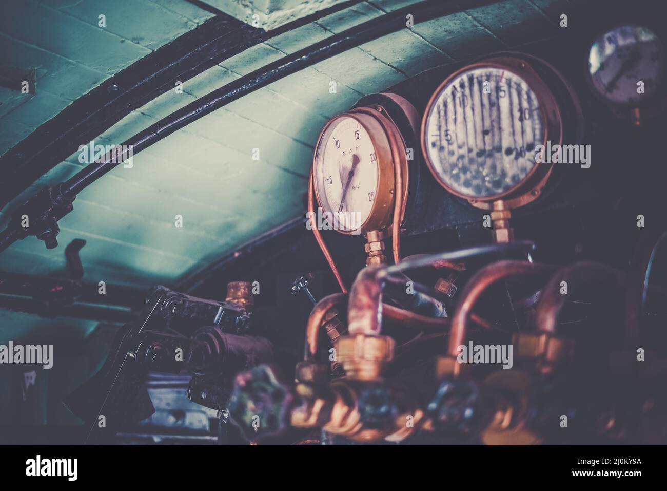 Image of old steam engine facility Stock Photo - Alamy