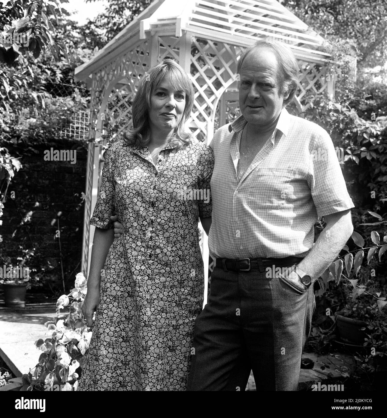 Desmond Wilcox and Esther Rantzen pictured at home. 9th August 1980 ...