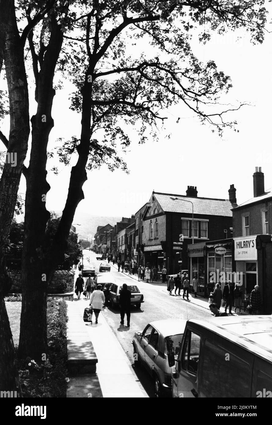 Prestatyn High Street 19th May 1982 Stock Photo - Alamy
