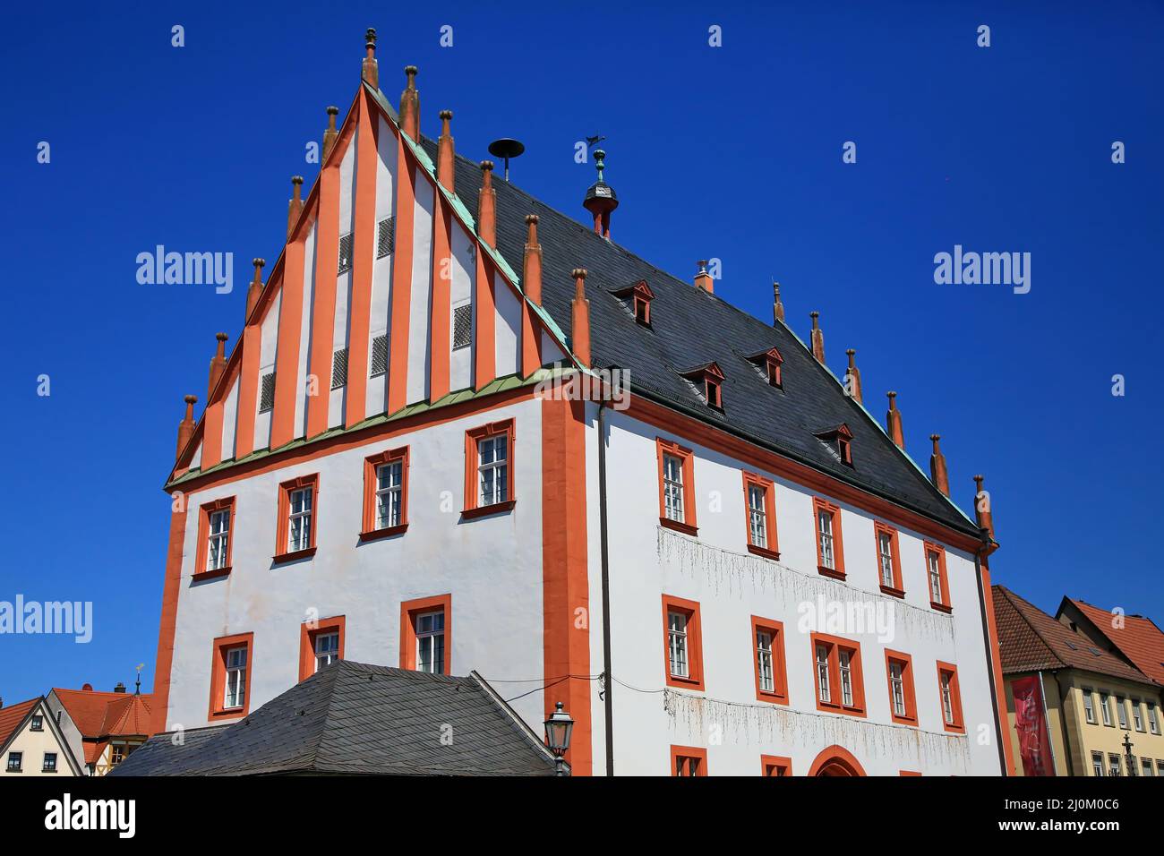 Sights of Hassfurt on the Main Stock Photo - Alamy