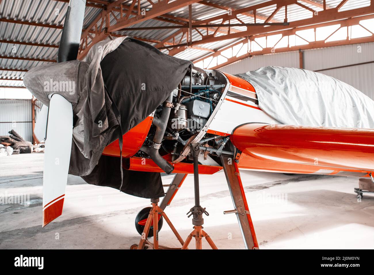 Ultralight small private aircraft airplane Stock Photo - Alamy