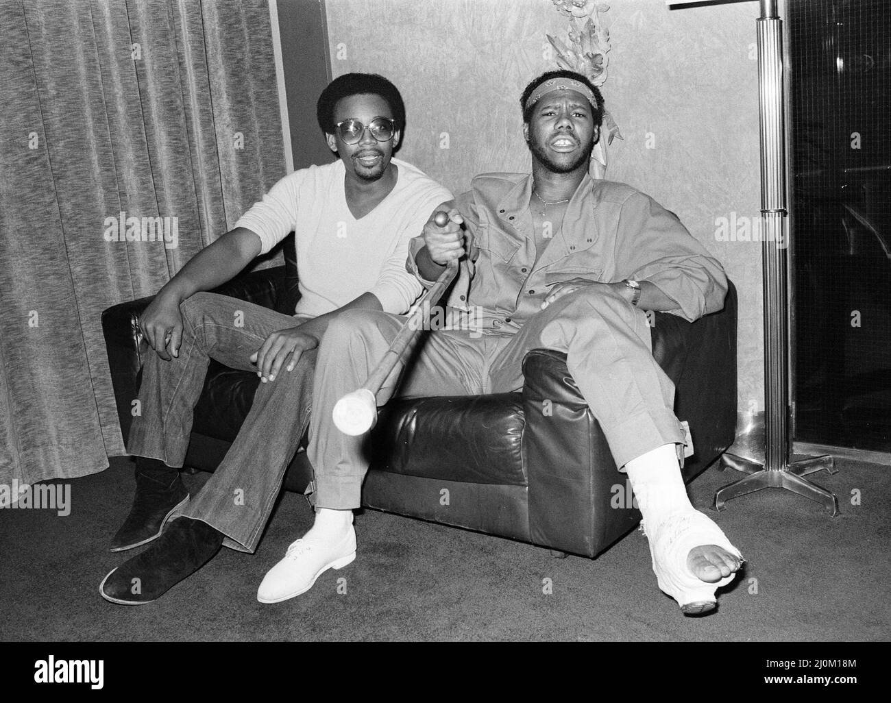 Nile Rodgers (l) and Bernard Edwards (r), founding members of music ...