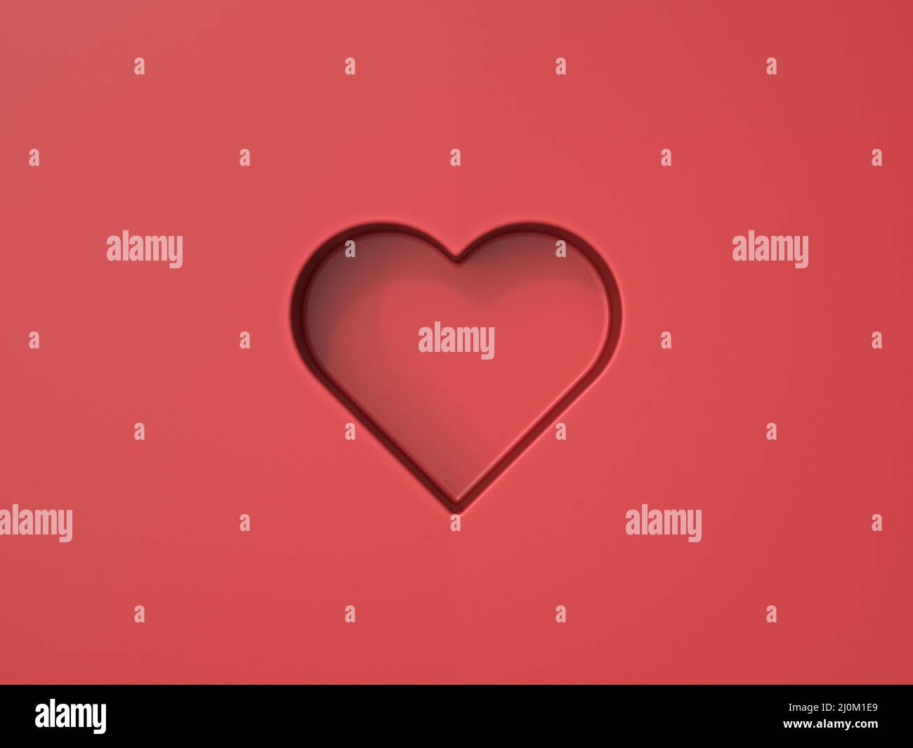 Modern clean minimal heart hi-res stock photography and images - Alamy