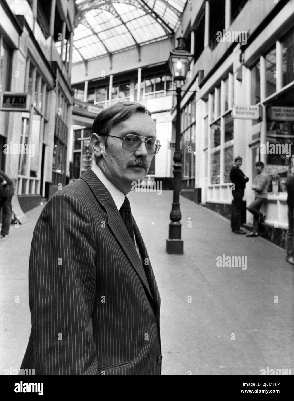 Brian Sandells, owner of 'Kard Bar' in Newcastle's Handyside Arcade ...