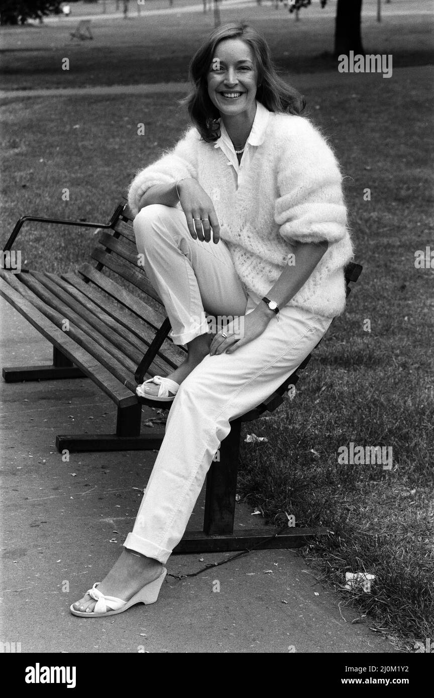 Actress Anne Kirkbride. 16th July 1981 Stock Photo - Alamy