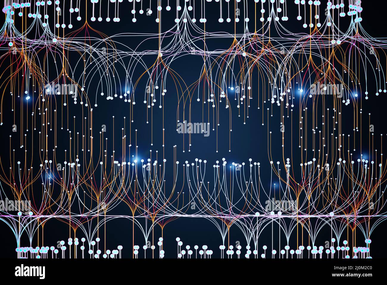 3d Rendering Big Data Visualization Digital Data Threads Plot Network