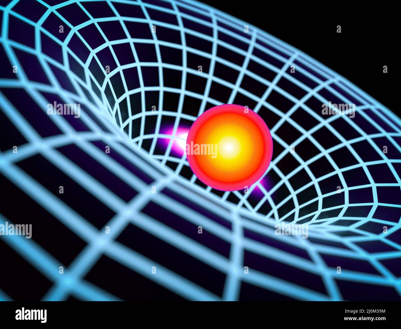 3d rendering wormhole or black hole with sphere Stock Photo - Alamy