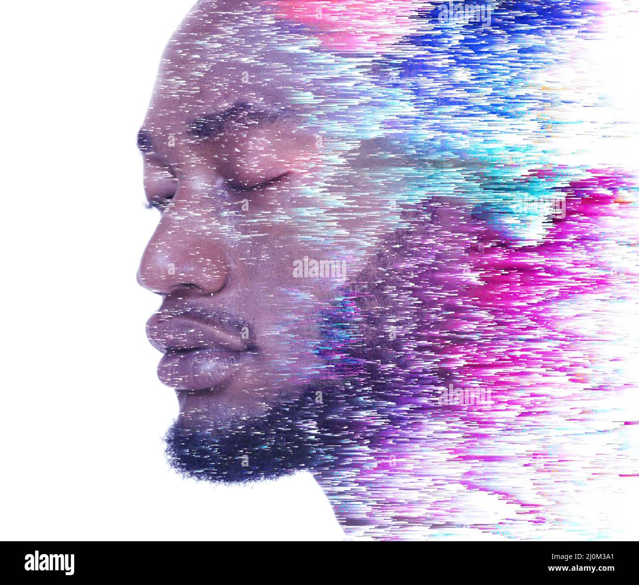 Glitch person hi-res stock photography and images - Alamy