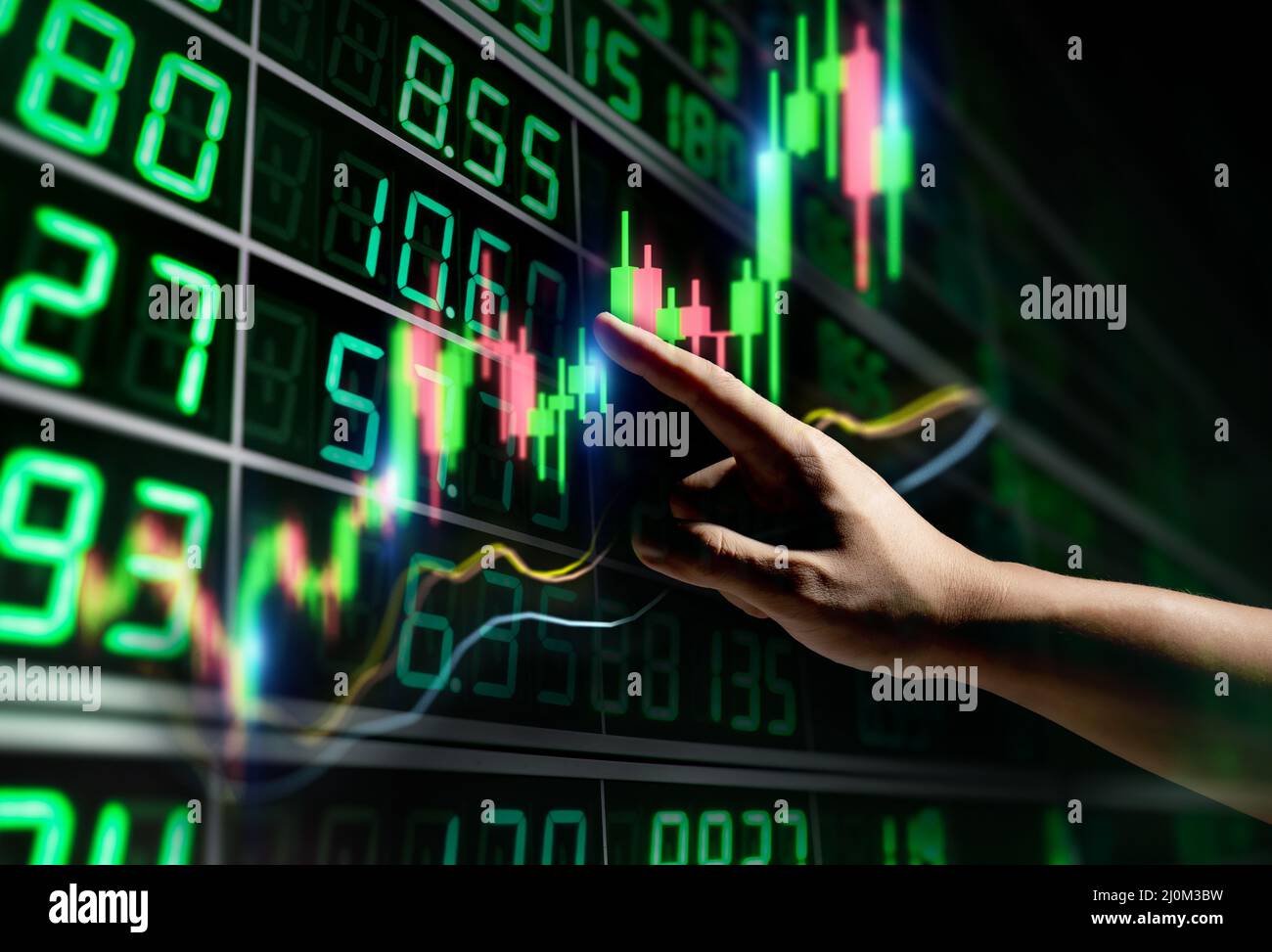 Digital stock market interface hi-res stock photography and images - Alamy