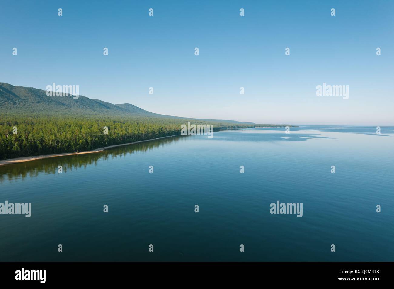 Summertime imagery of Lake Baikal is a rift lake located in southern ...