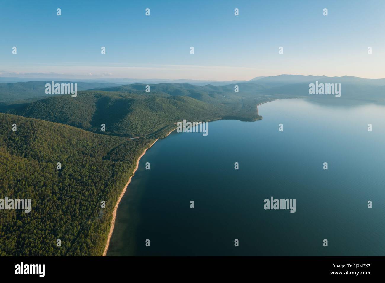 Summertime imagery of Lake Baikal is a rift lake located in southern ...