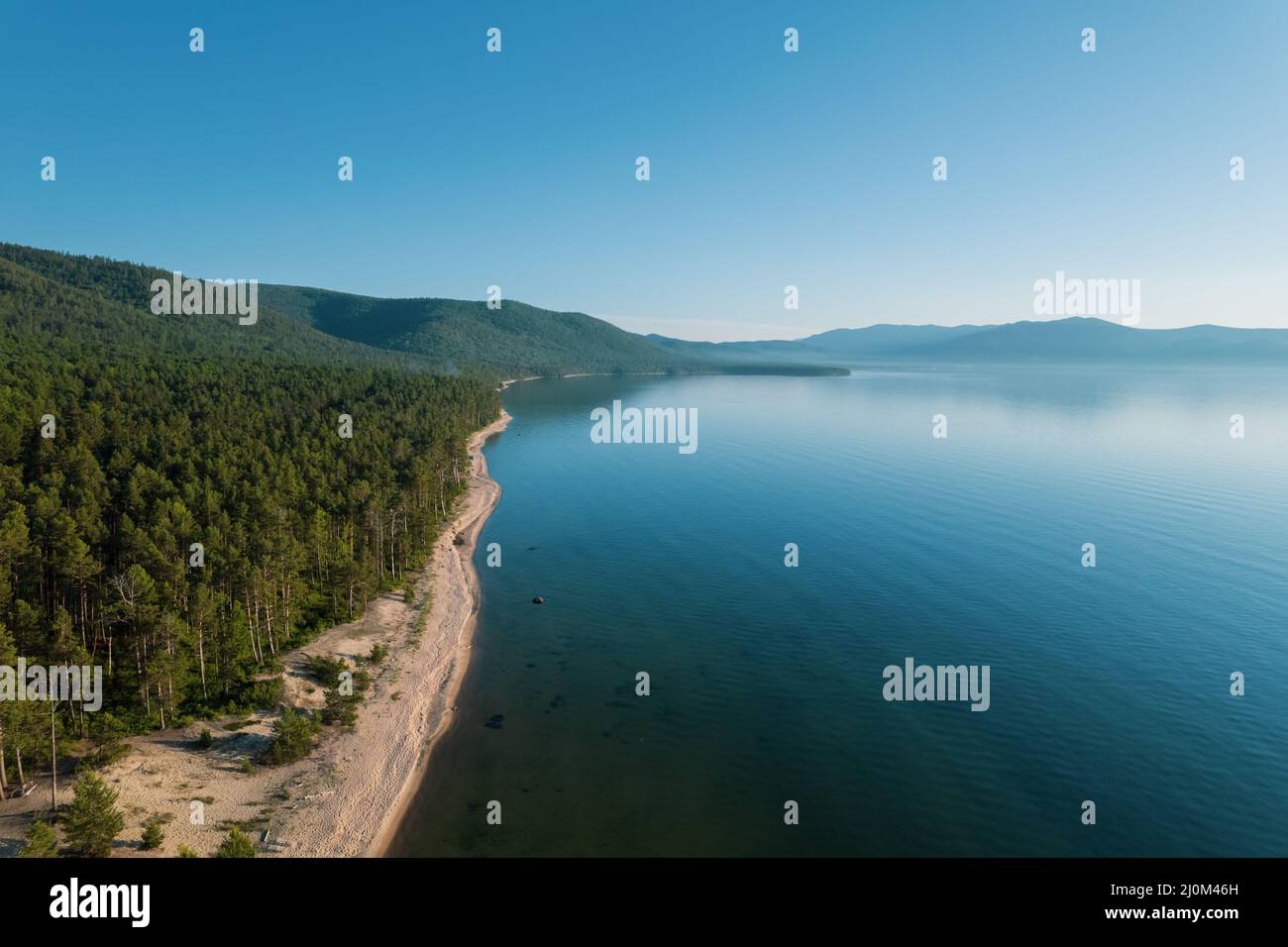 Summertime imagery of Lake Baikal is a rift lake located in southern ...