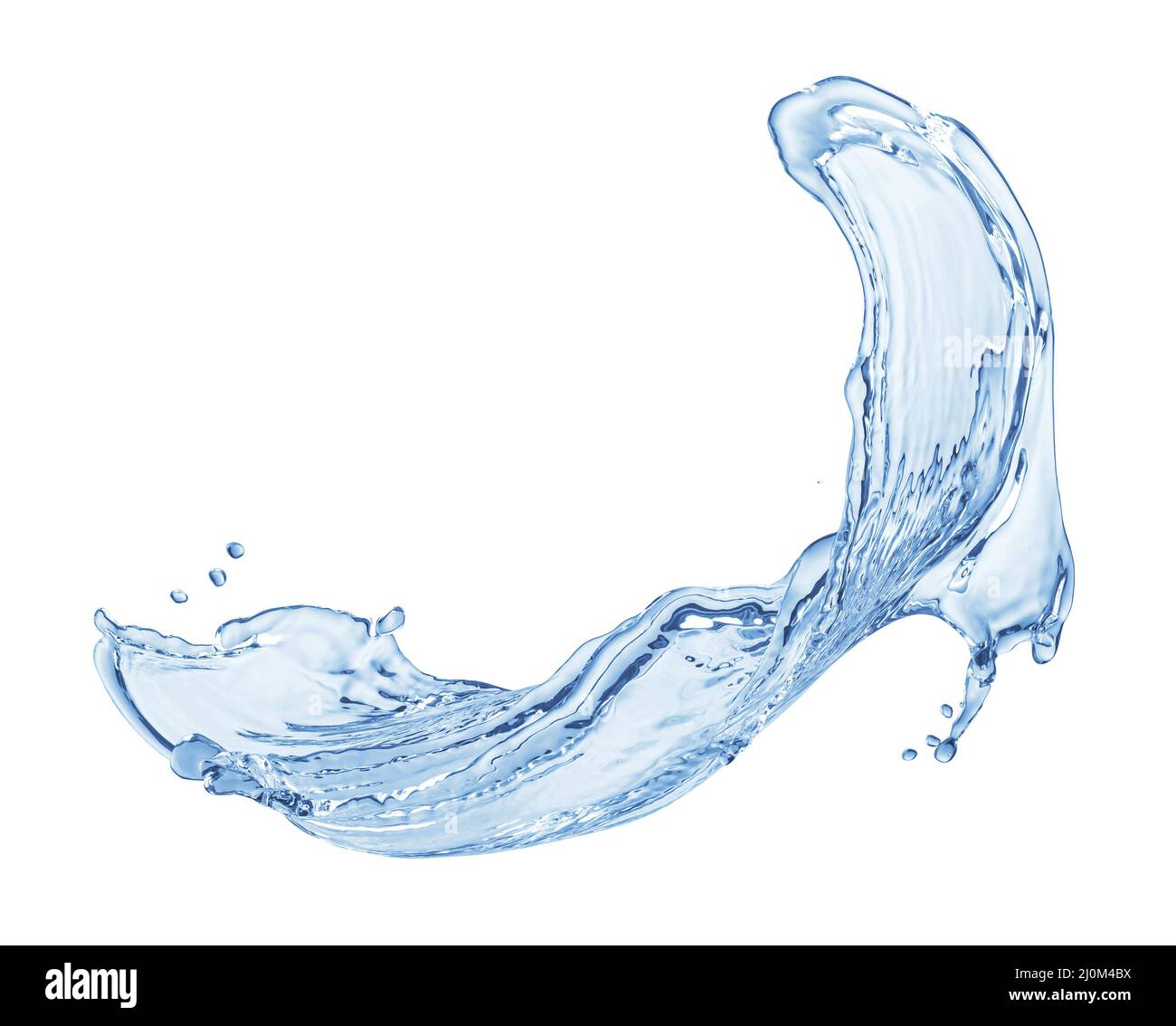 Splash water flow on Cut Out Stock Images & Pictures - Alamy