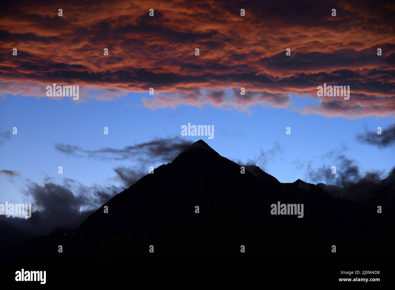 Thunderclouds at the Mutspitze Stock Photo - Alamy