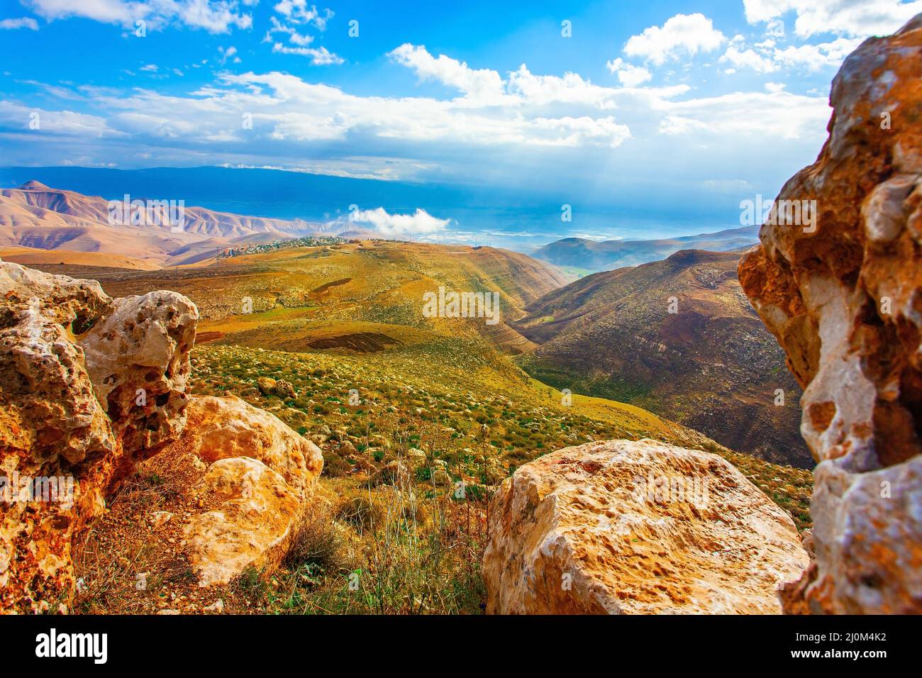 Ancient terracotta-colored mountains Stock Photo - Alamy