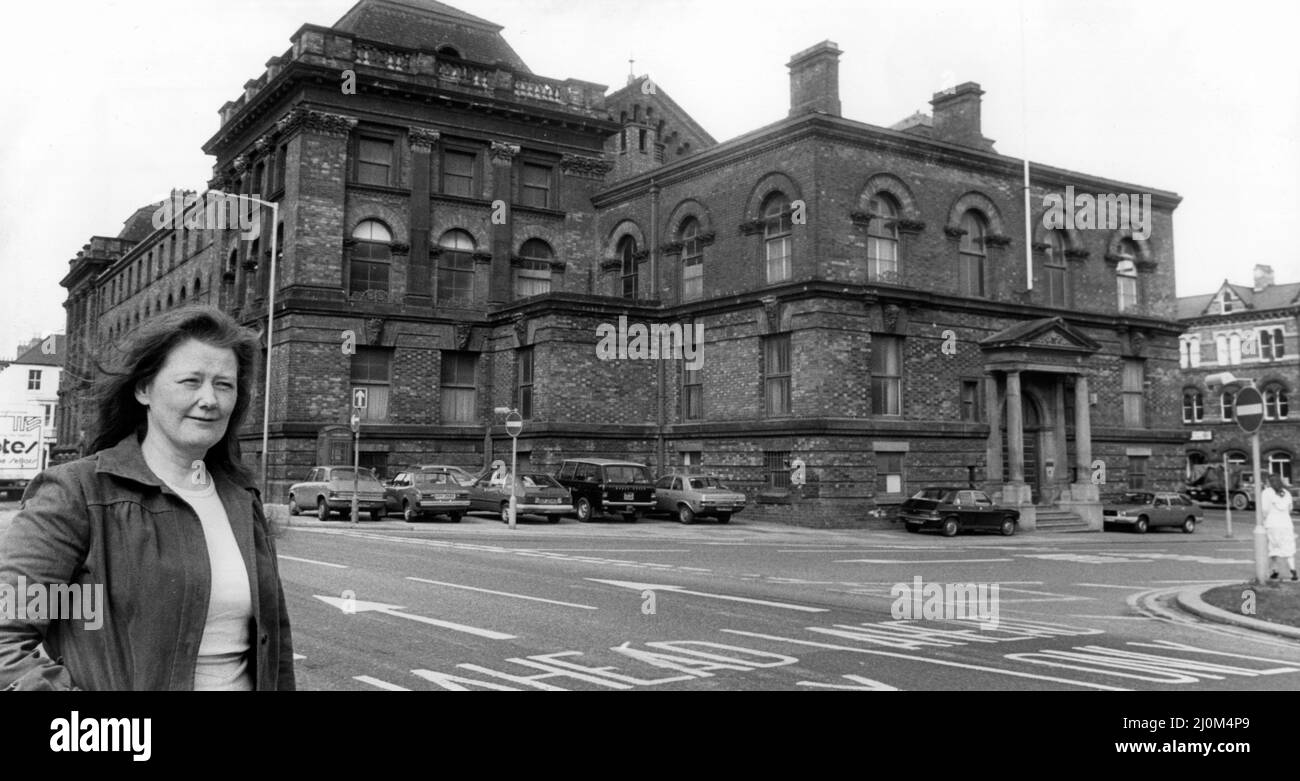 The Royal Exchange, Middlesbrough, 13th April 1981. Blanche Chesney, a ...
