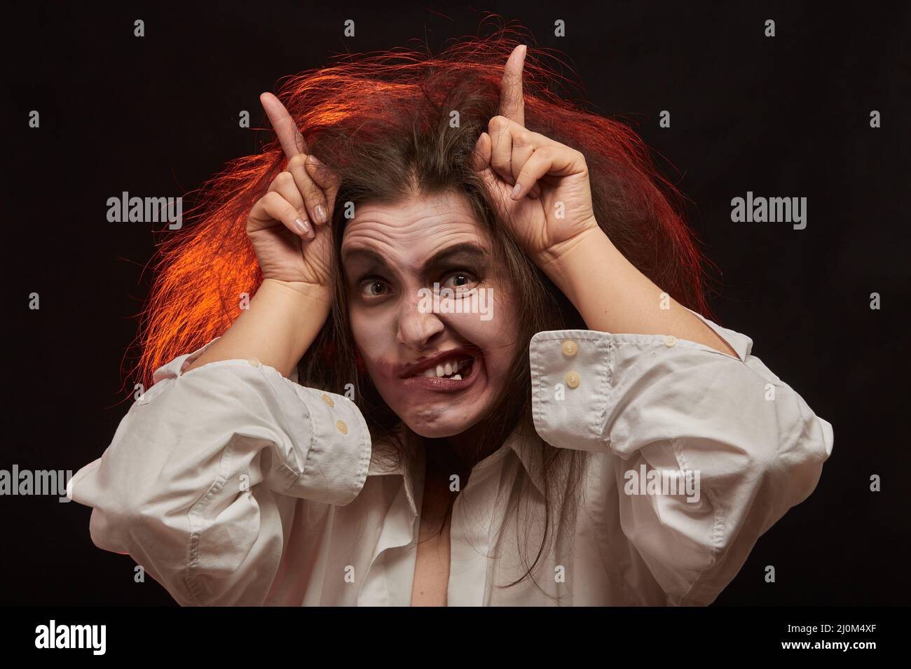 Woman wacky hi-res stock photography and images - Alamy