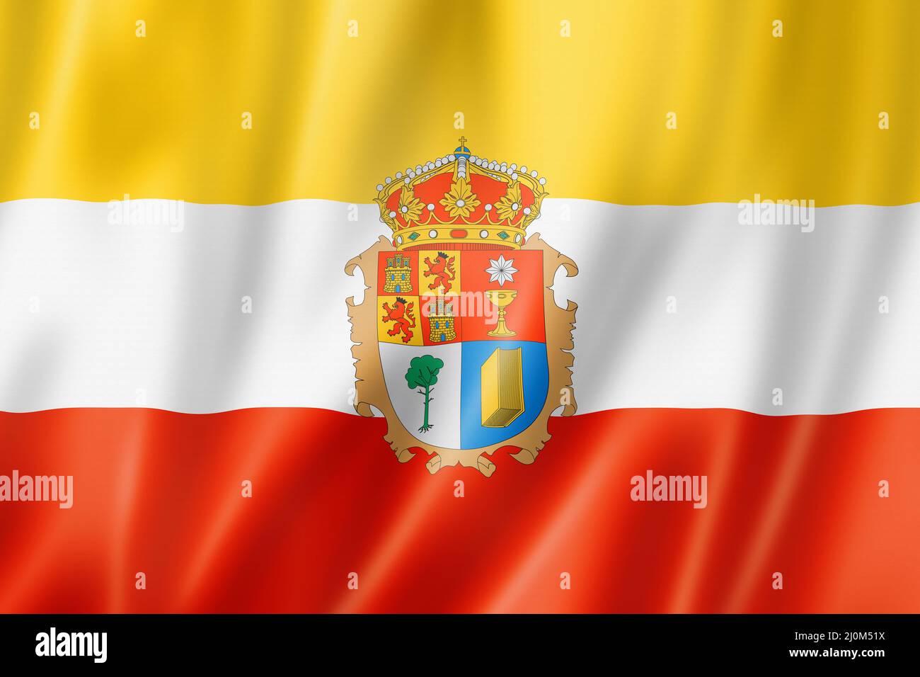 Cuenca province flag, Spain Stock Photo - Alamy