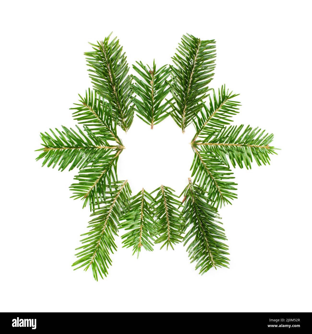 Christmas layout fir tree Cut Out Stock Images & Pictures - Alamy