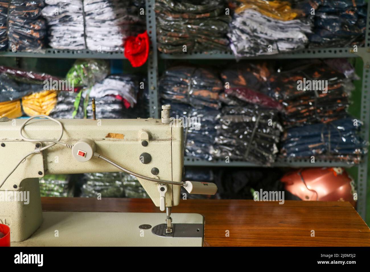 Stacks of sewing material hi-res stock photography and images - Alamy