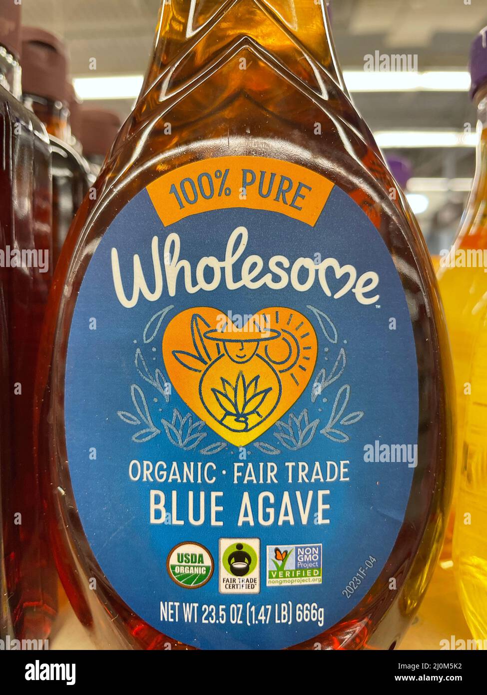 Raw Blue Agave Wholesome Org