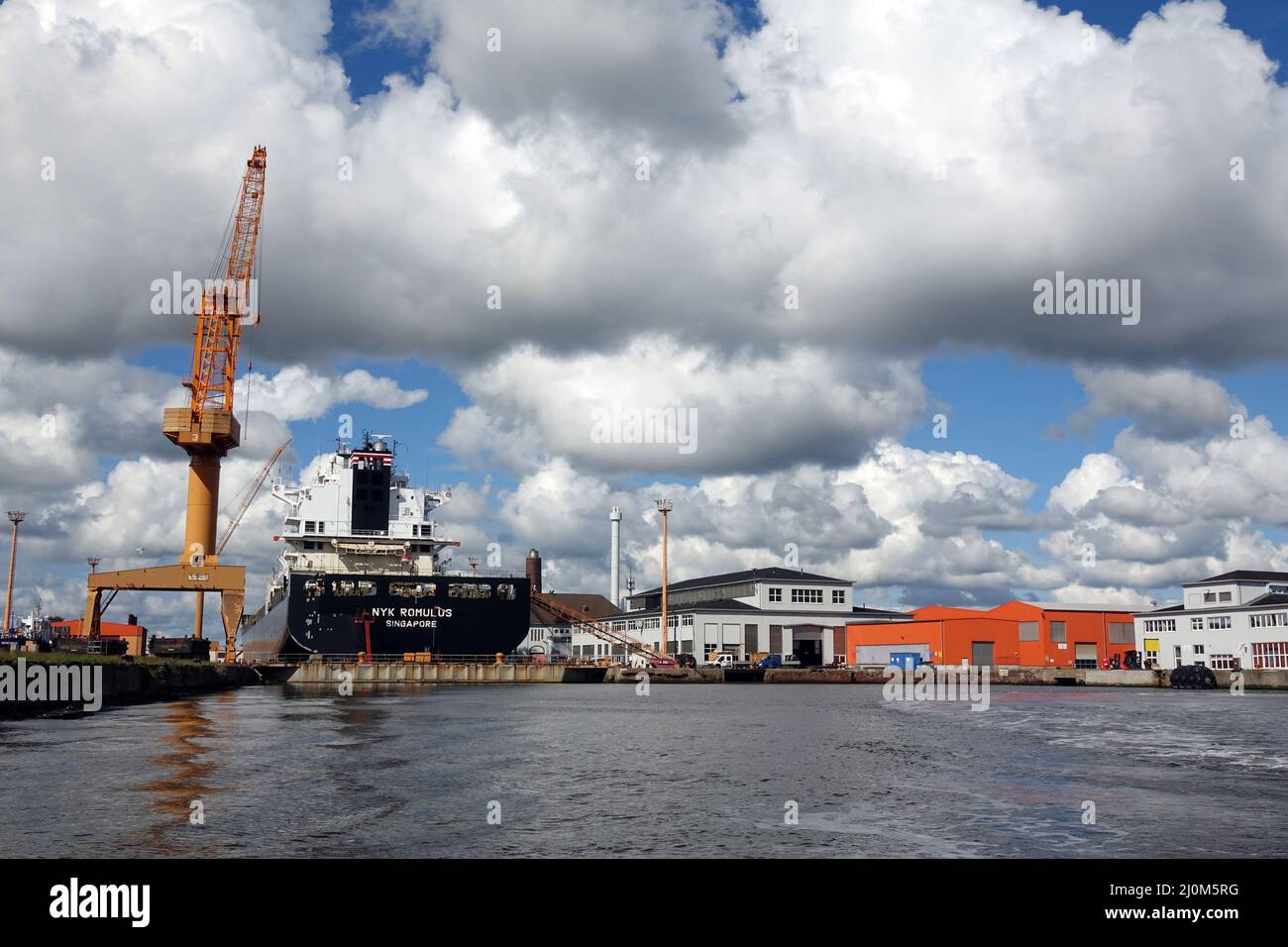 In the port of Bremerhaven Stock Photo - Alamy