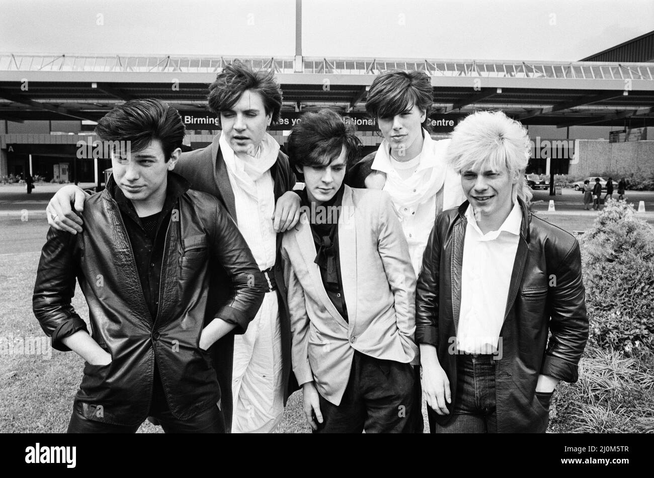 Duran Duran, music group, pictured outside the NEC, Birmingham, 7th May ...