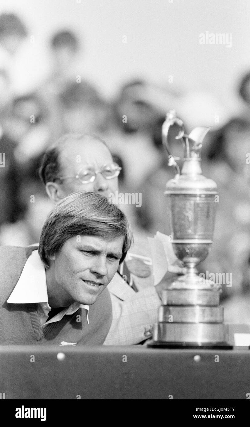 Bill Rogers, 29, from Texas, wins the 1981 Open golf championship at ...