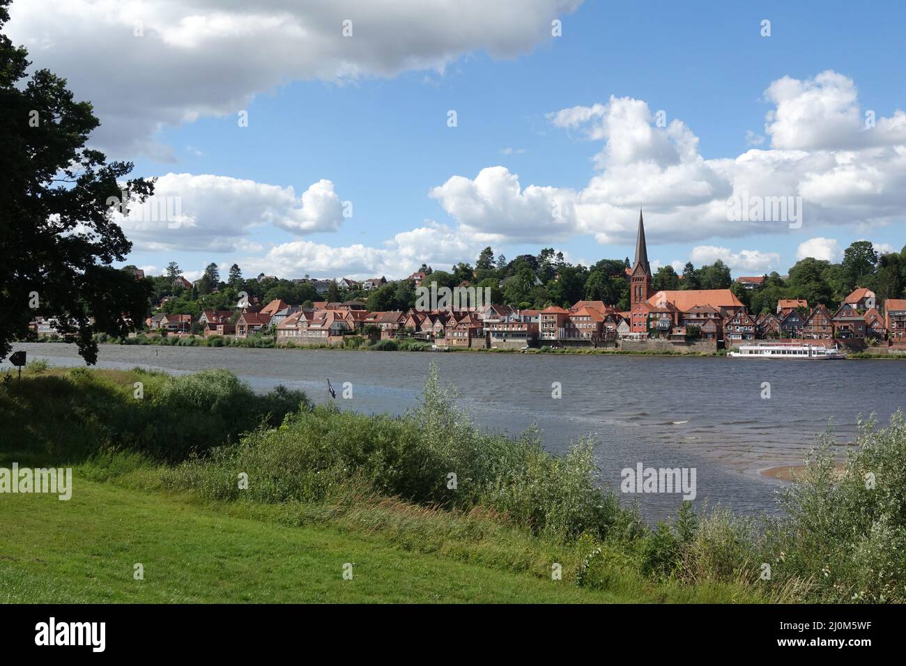 Lauenburg on the Elbe Stock Photo - Alamy