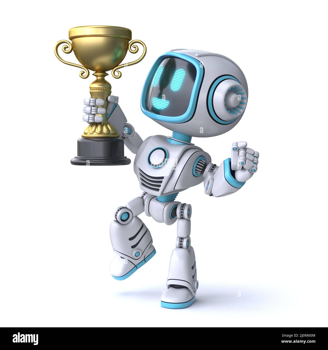 Cute 3d robot ai Cut Out Stock Images & Pictures - Alamy