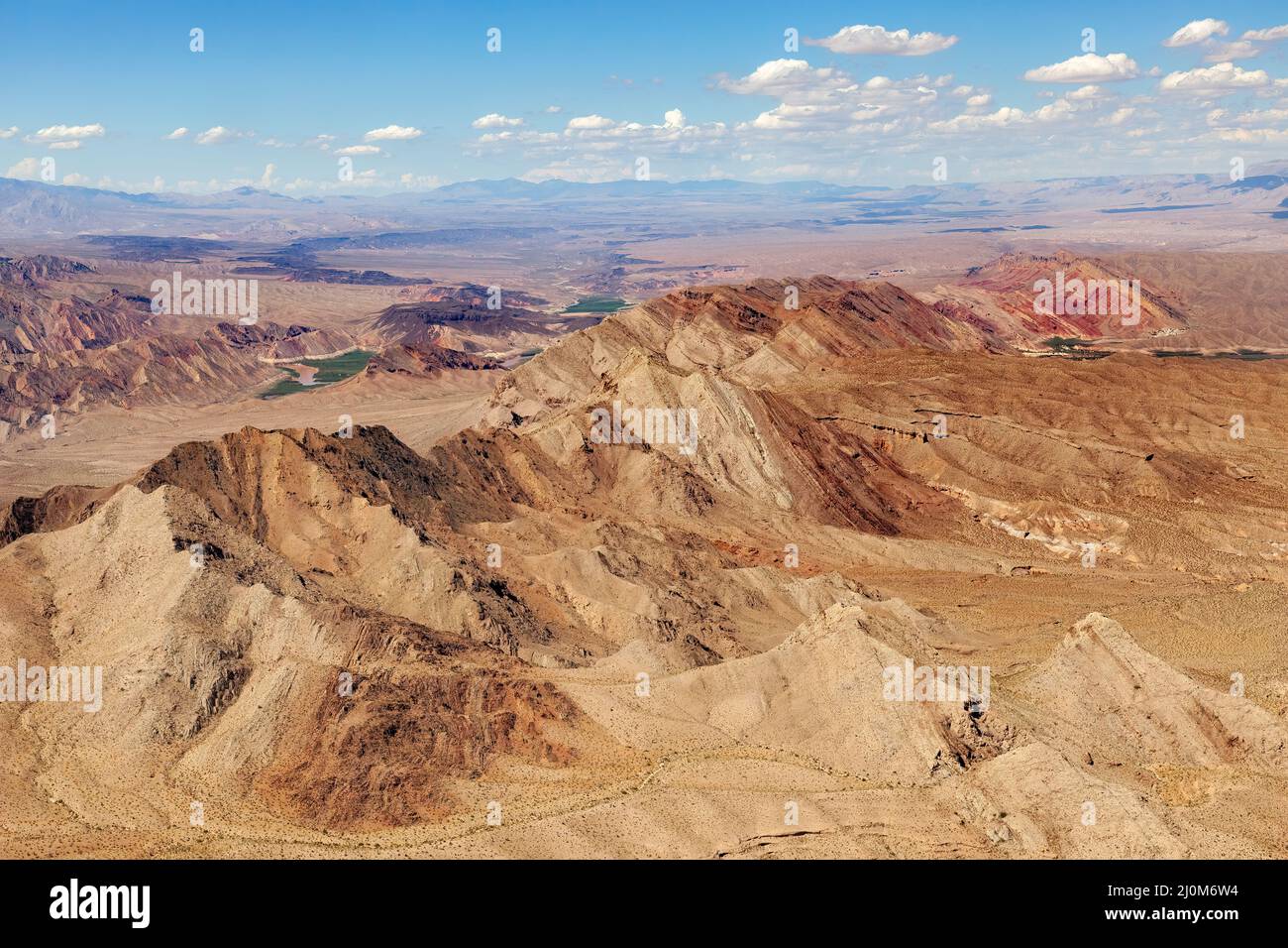Aerial view of the Colorado River area Stock Photo - Alamy