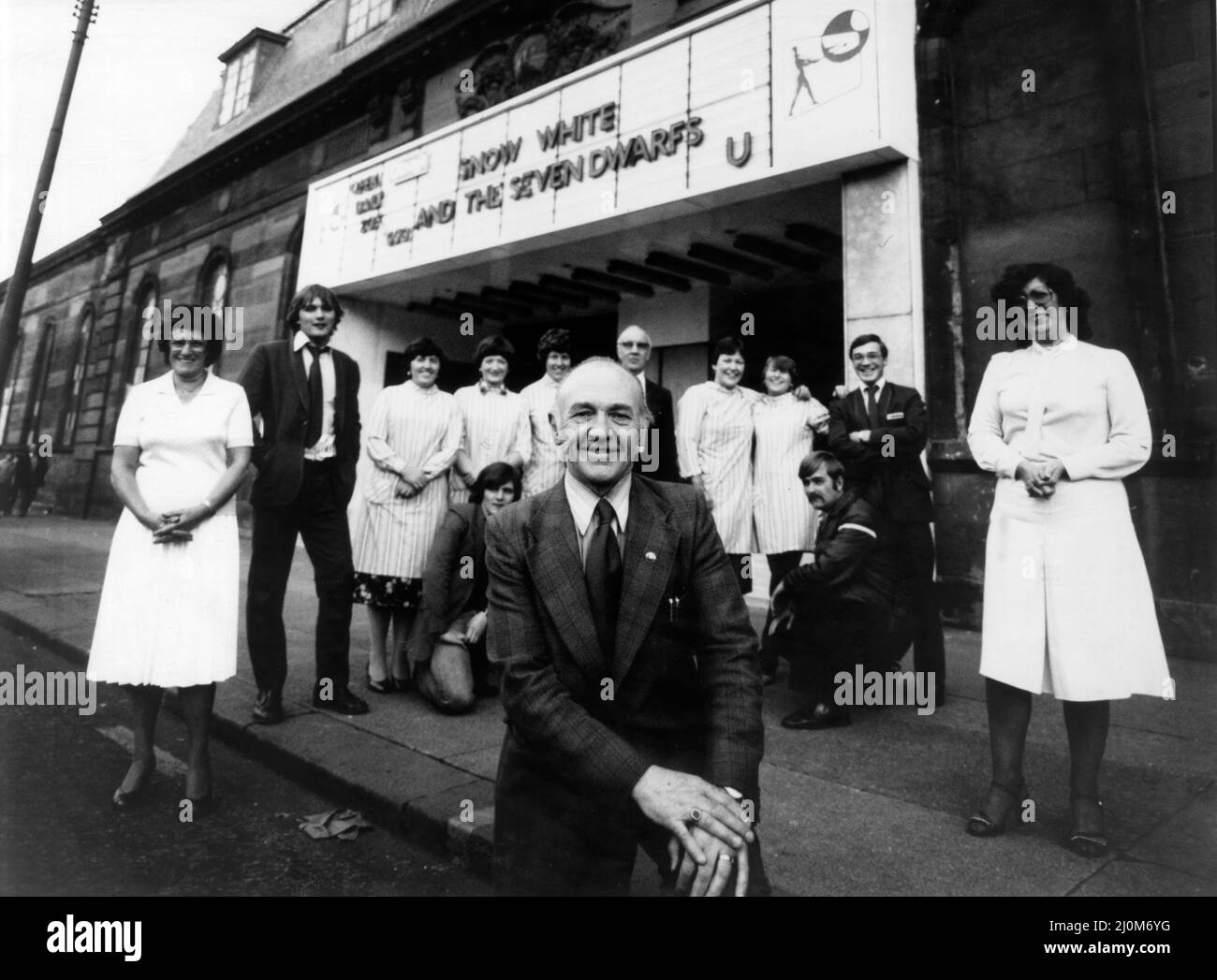 Eglinton Odeon, Glasgow, Scotland, 22nd October 1981. The curtain falls ...