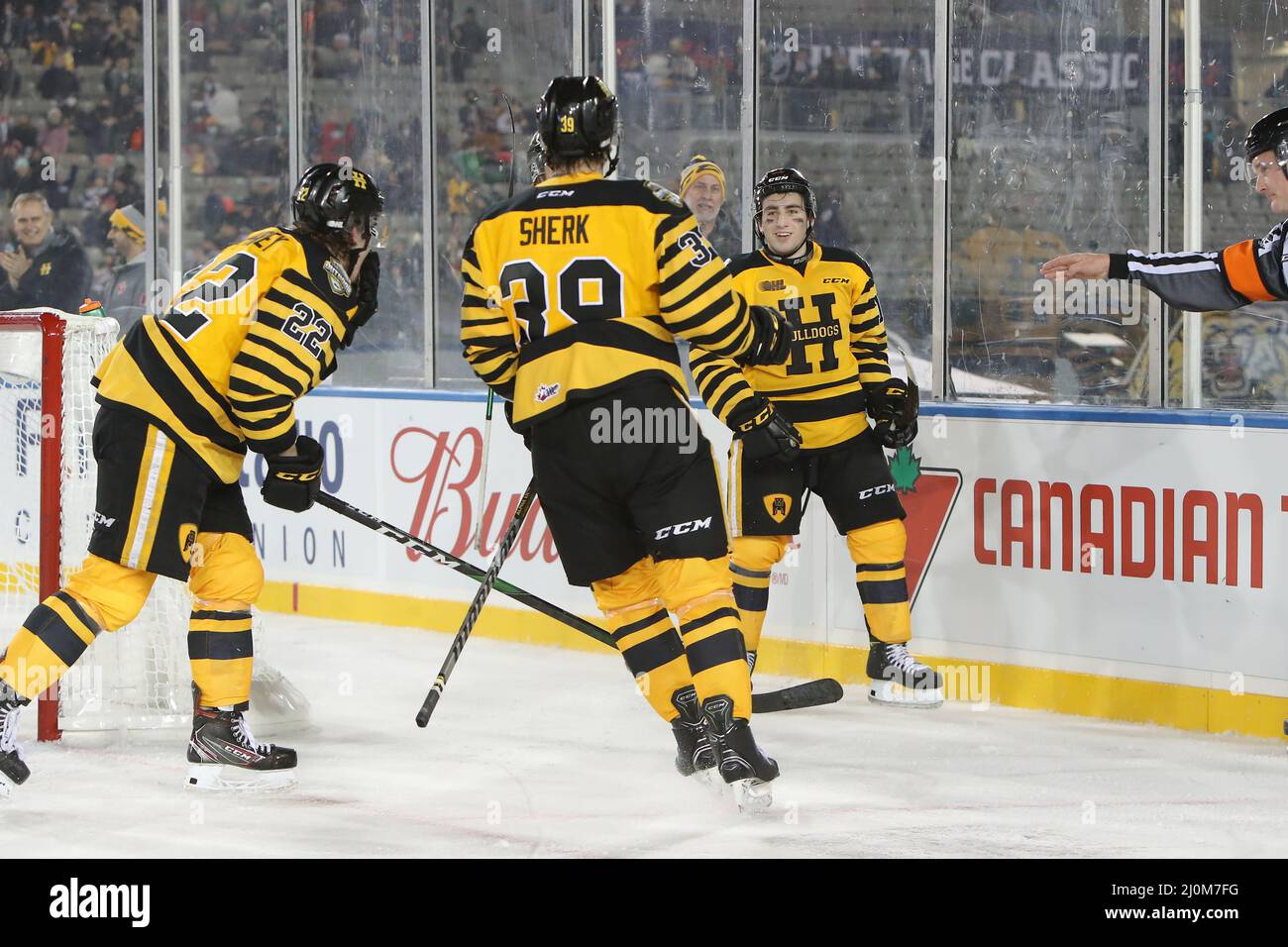 Hamilton Ontario Canada, OHL Outdoor showcase 2022 at Tim Hortons Field ...